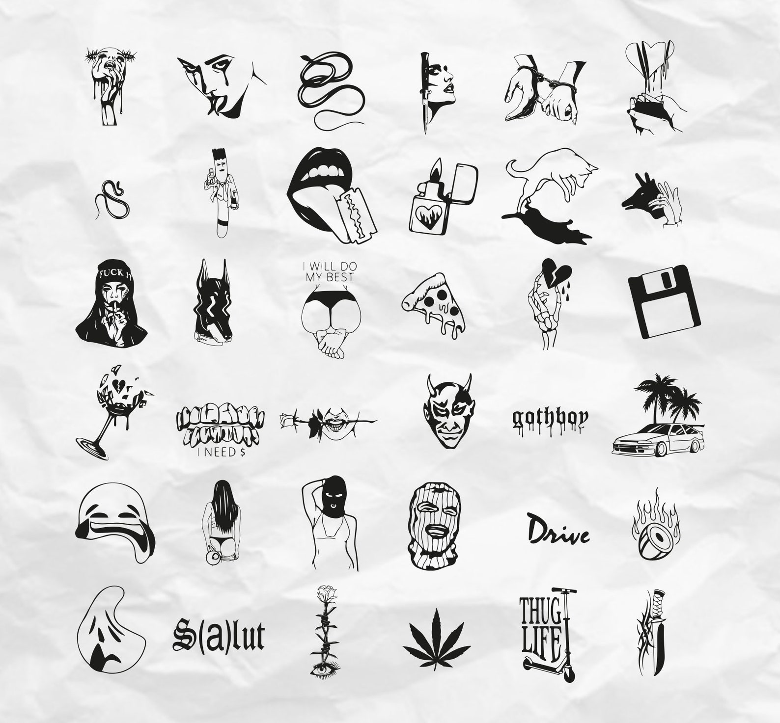 Gang Bundle, SVG, PNG, PDF, Mafia Svg, Gangstar Svg, Gangstar ...