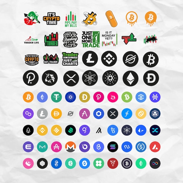 Cryptocurrency Svg - Etsy