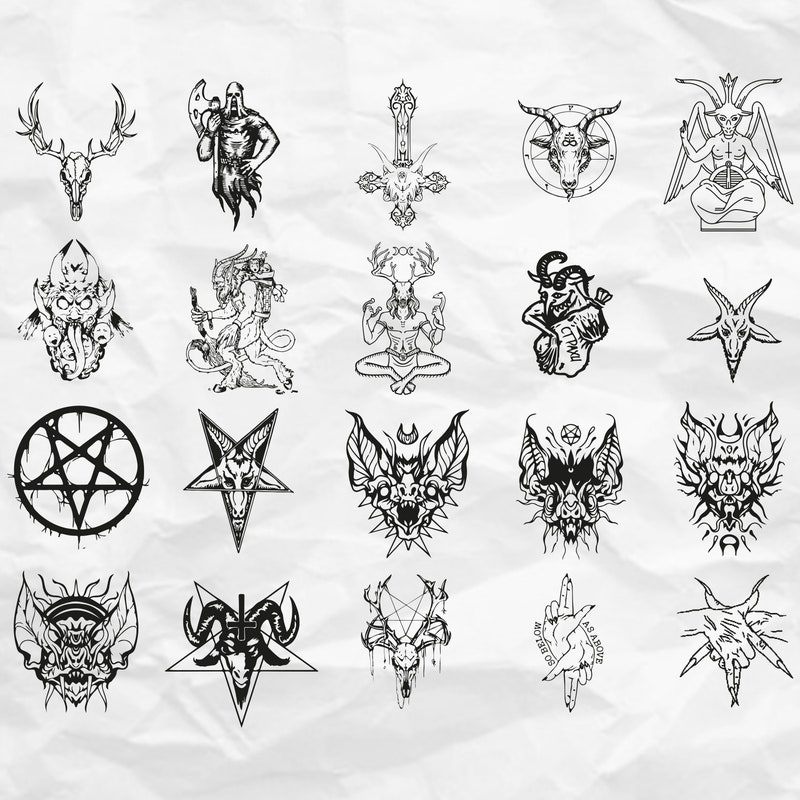 Satanic Pentagram Shirt - Etsy