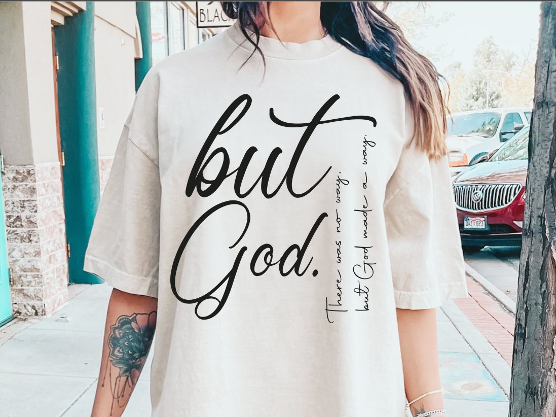 But God Svg, but God Shirt Svg, Created With a Purpose Svg, Christian ...