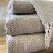 Luxury Woven 100% Cotton Neutral Beige Tweed Herringbone Sofa/bed ...