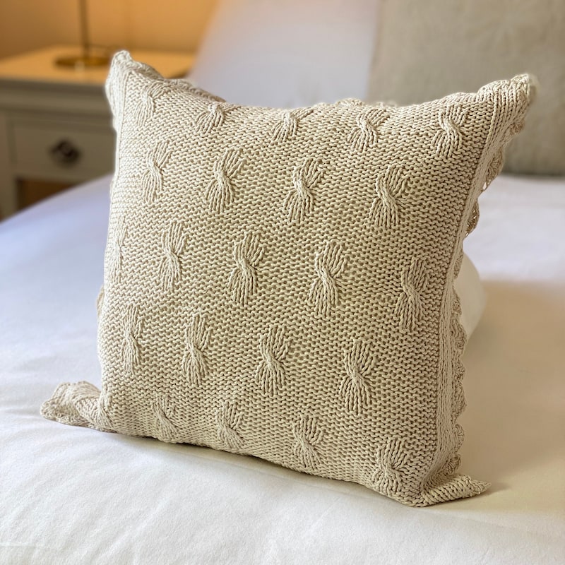 Knitted Cushion - Etsy
