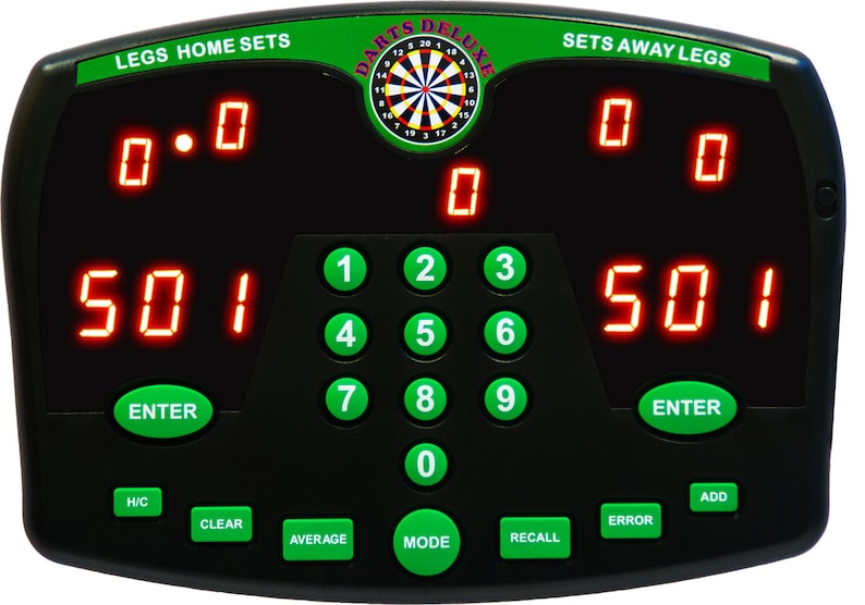 Darts Deluxe Electronic Darts Scorer Darts Scoreboard - Etsy UK