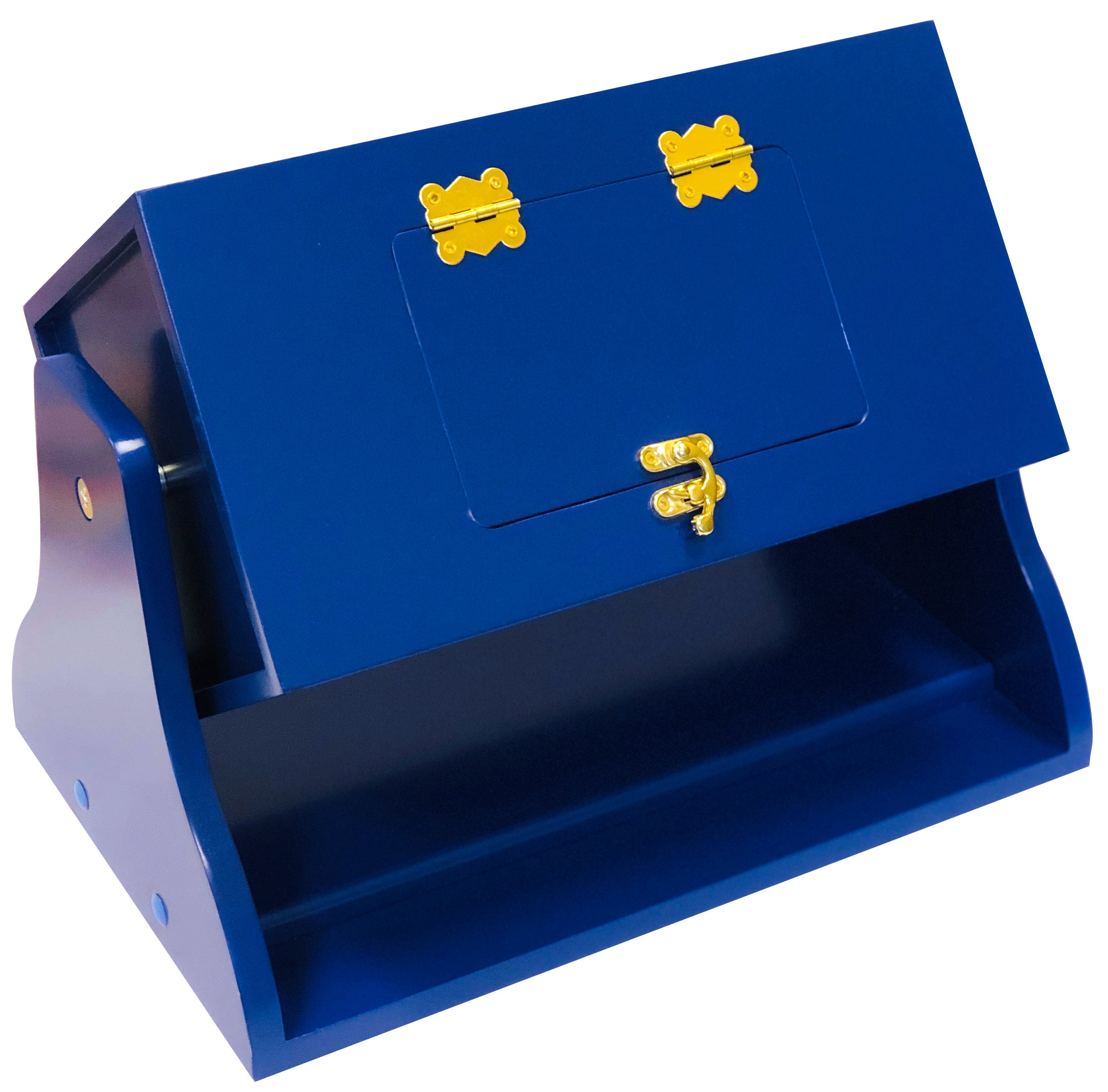 Raffle Drum Tombola Drum Blue Wooden Drum - Etsy