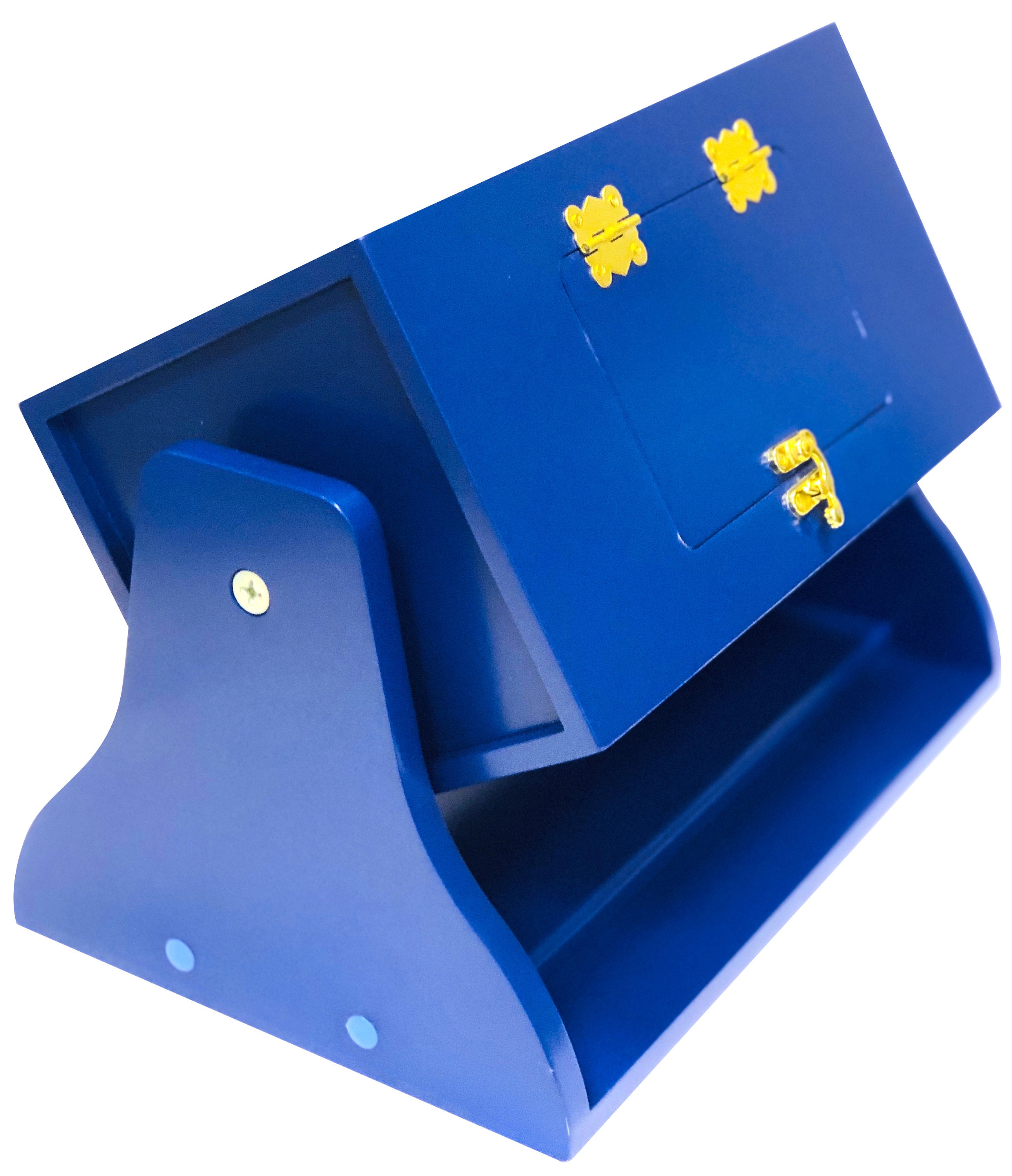 Raffle Drum Tombola Drum Blue Wooden Drum - Etsy