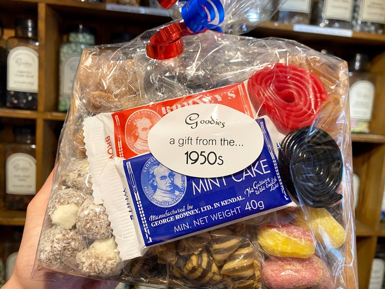 1950s Sweets Gift by an Authentic Sweet Shop, Sweet Gift, Retro Sweets ...