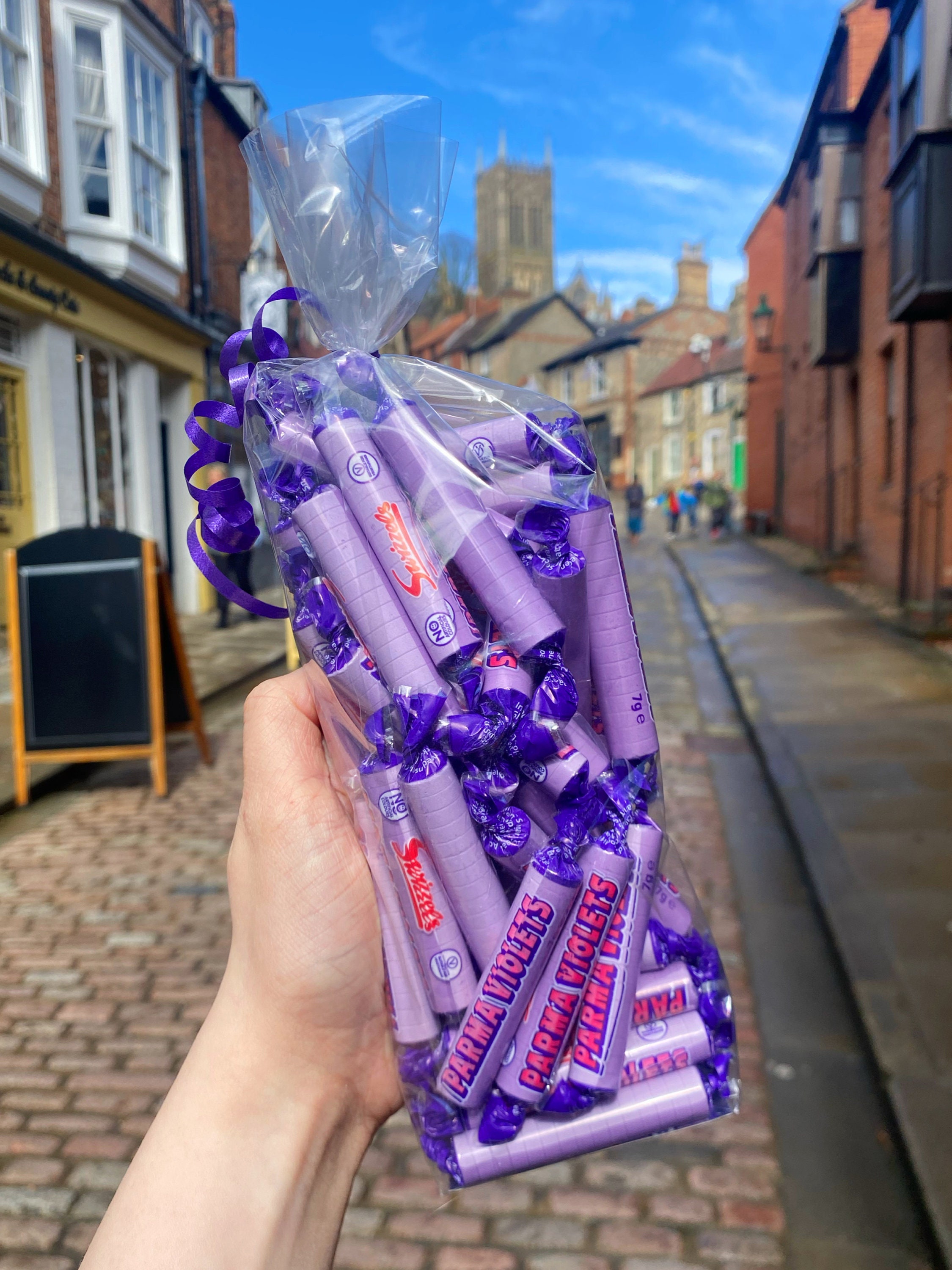 Parma Violet Gift Bag by Authentic Sweet Shop, Gift for 80s Kid, Retro ...