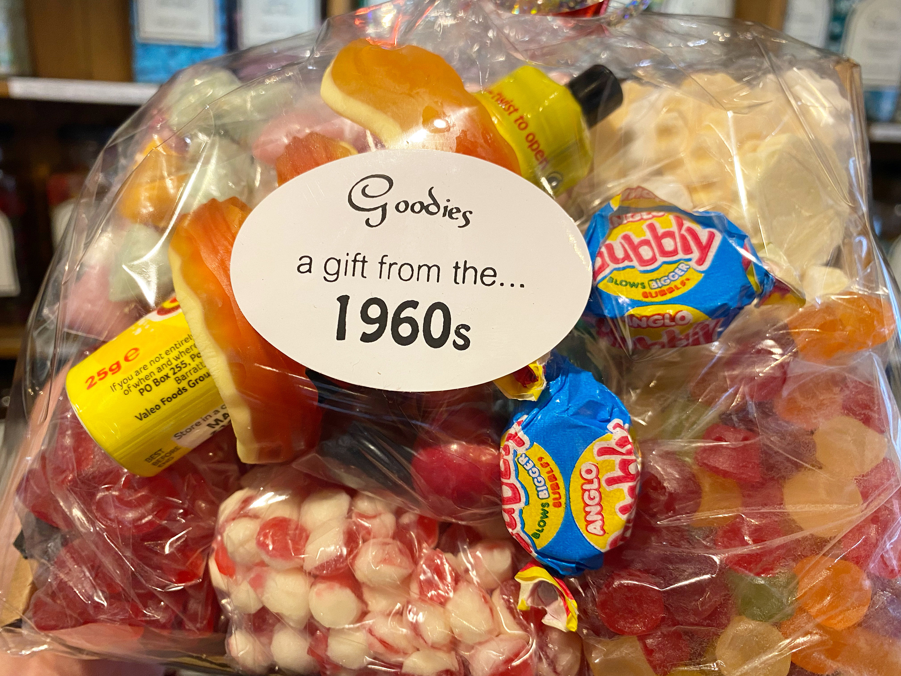 1960s Sweets Gift by an Authentic Sweet Shop, Sweet Gift, Retro Sweets ...