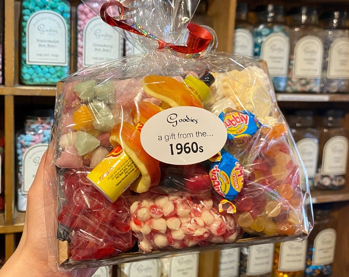 1960s Sweets Gift by an Authentic Sweet Shop, Sweet Gift, Retro Sweets ...