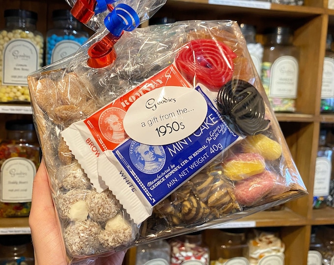 1950s Sweets Gift by an Authentic Sweet Shop, Sweet Gift, Retro Sweets ...