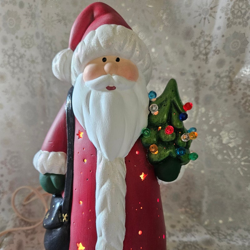 Ceramic Bisque Santa - Etsy