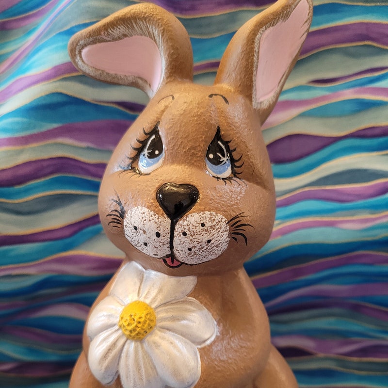 Painted Bunny - Etsy