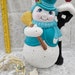 FREE USA Shipping Big Snowman W/lamp Post Light-up - Etsy