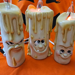 FREE USA Shipping Spooky Candle Stick Light-up Set Custom Finish ...