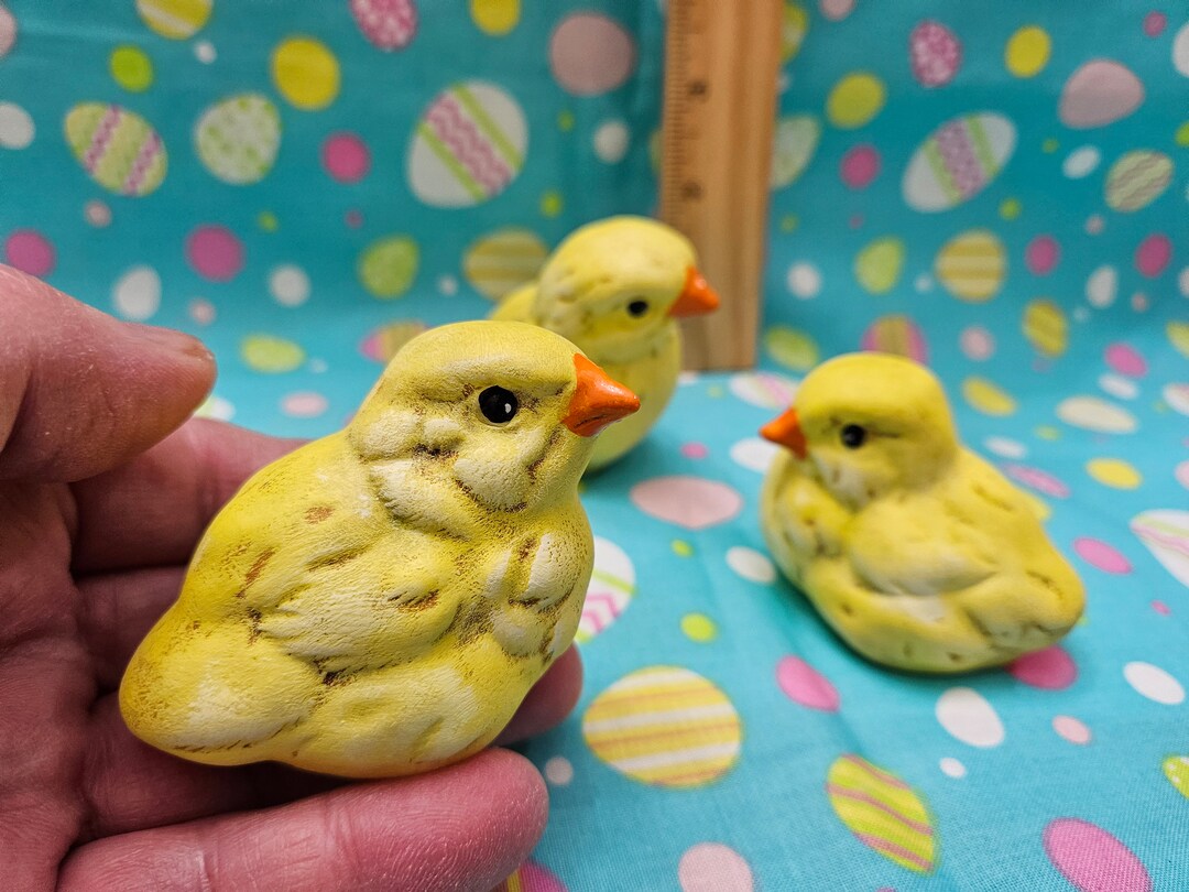 FREE USA Shipping! " Baby Peep Chicks 3pc Set "! Custom Paint Finished ...