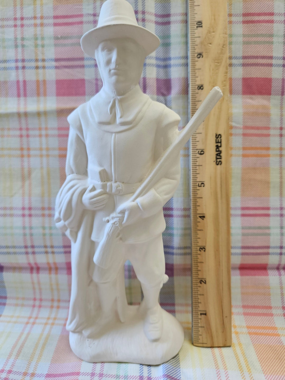 FREE USA Shipping Tall Pilgrim W/ Rifle U Paint Ceramic Bisque ...