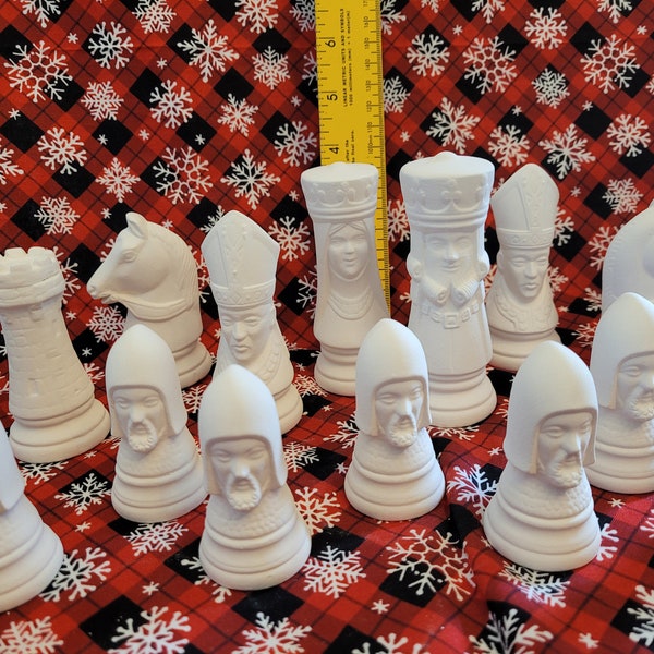Ceramic Chess Set - Etsy