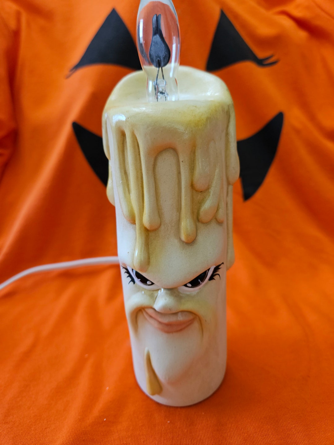 FREE USA Shipping! " Spooky Scary Candle Stick Light-up "! Custom ...