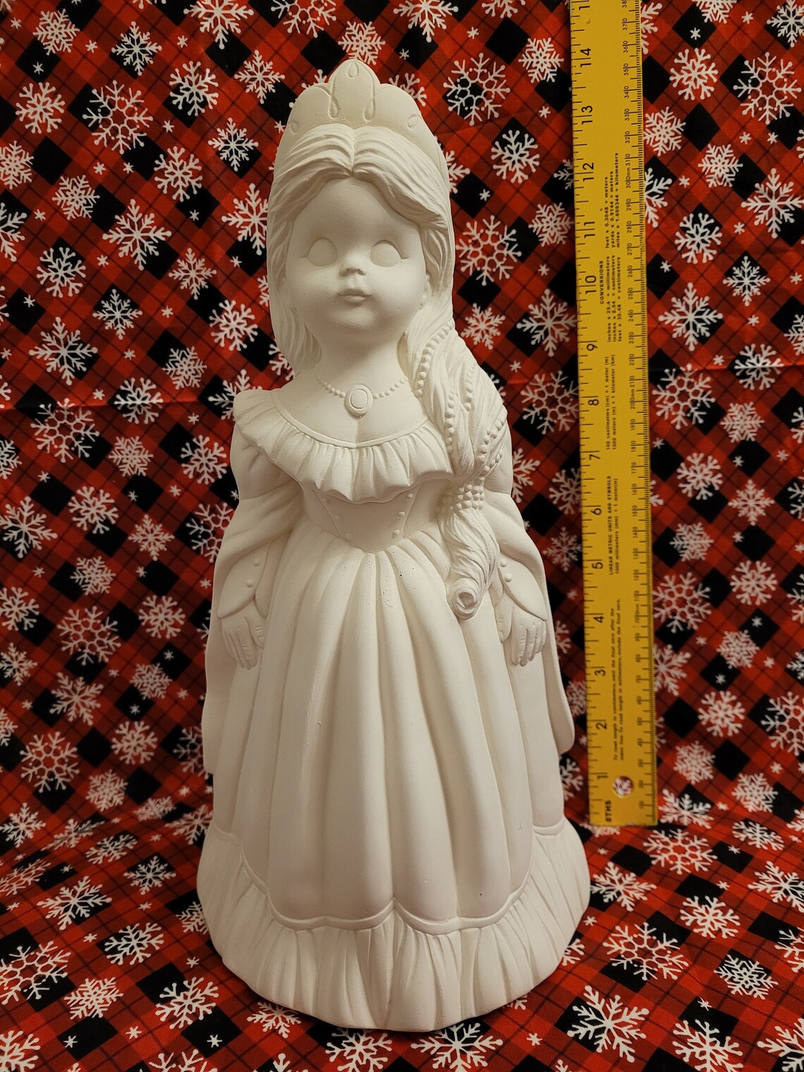 Free USA Ship Large Elsa the Princess U Paint Ceramic - Etsy