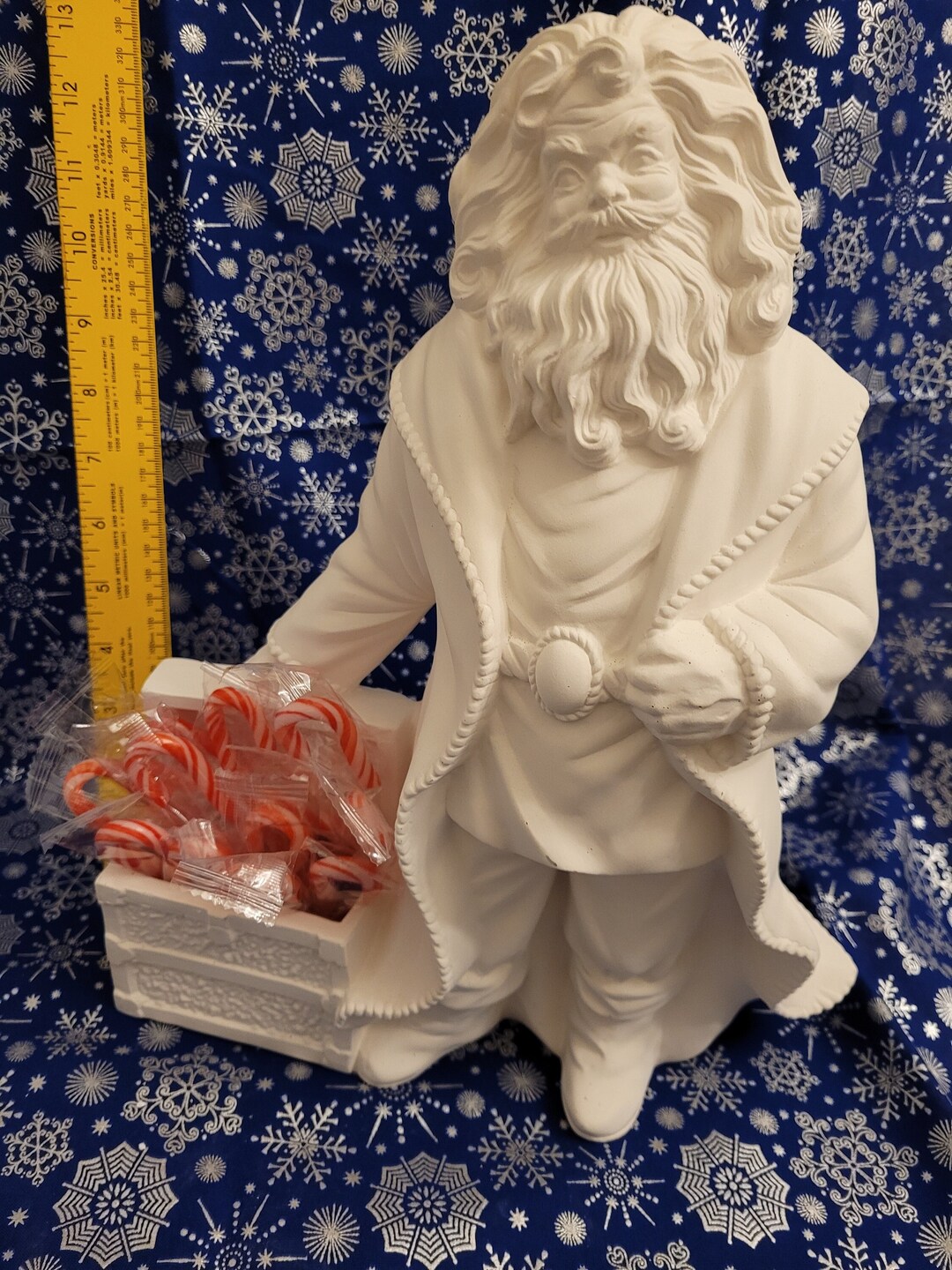 FREE USA Ship! Big Santa's Treasure Chest! U Paint Ceramic Bisque ...