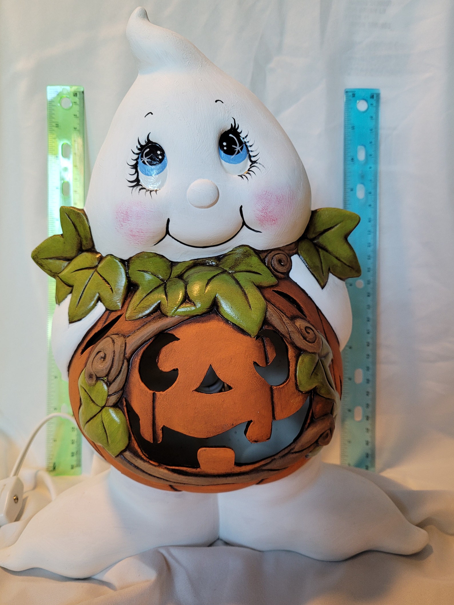 FREE USA Shipping Large Pumpkin Belly Ghost Light-up Custom - Etsy