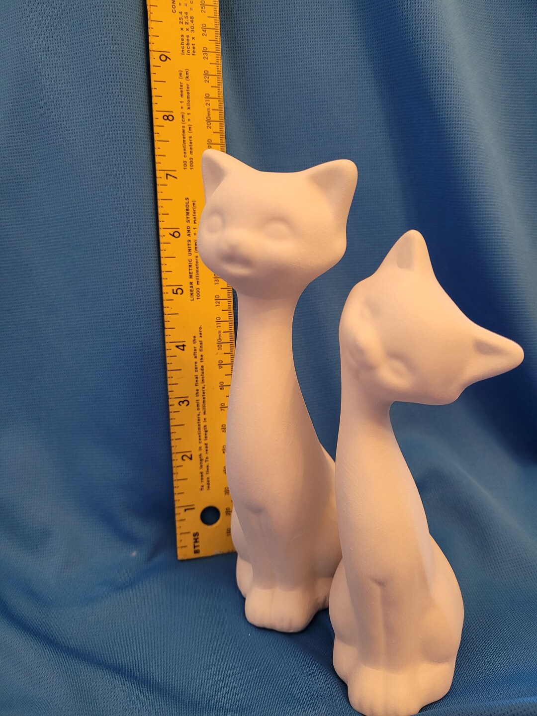 FREE USA Shipping Classy Cats 2pc Set U Paint Ceramic - Etsy
