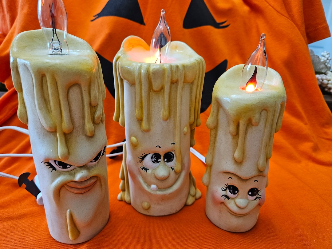 FREE USA Shipping! " Spooky Candle Stick Light-up Set "! Custom Finish ...