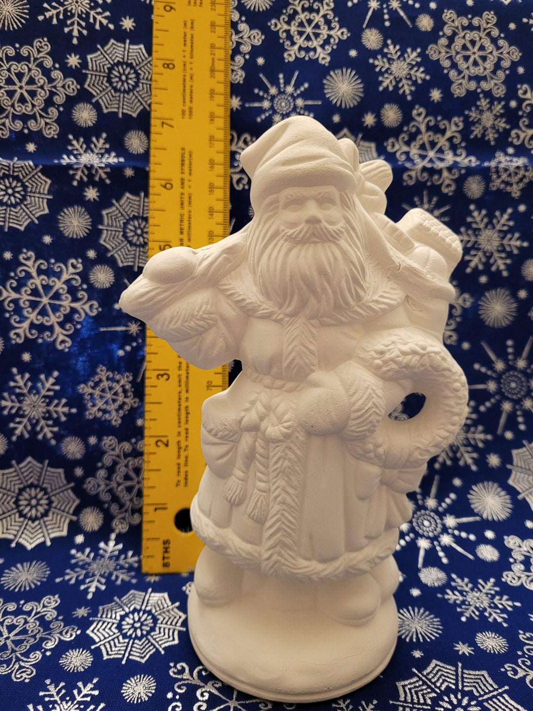 FREE USA Ship! Santa Gift Bearer! U Paint Ceramic Bisque! Unpainted ...
