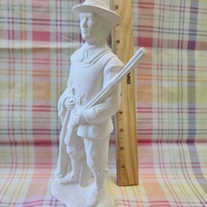 FREE USA Shipping Tall Pilgrim W/ Rifle U Paint Ceramic Bisque ...