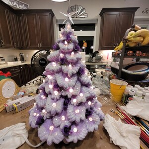 FREE USA Ship! Large Lavender Spruce Christmas Tree! Custom Finished ...