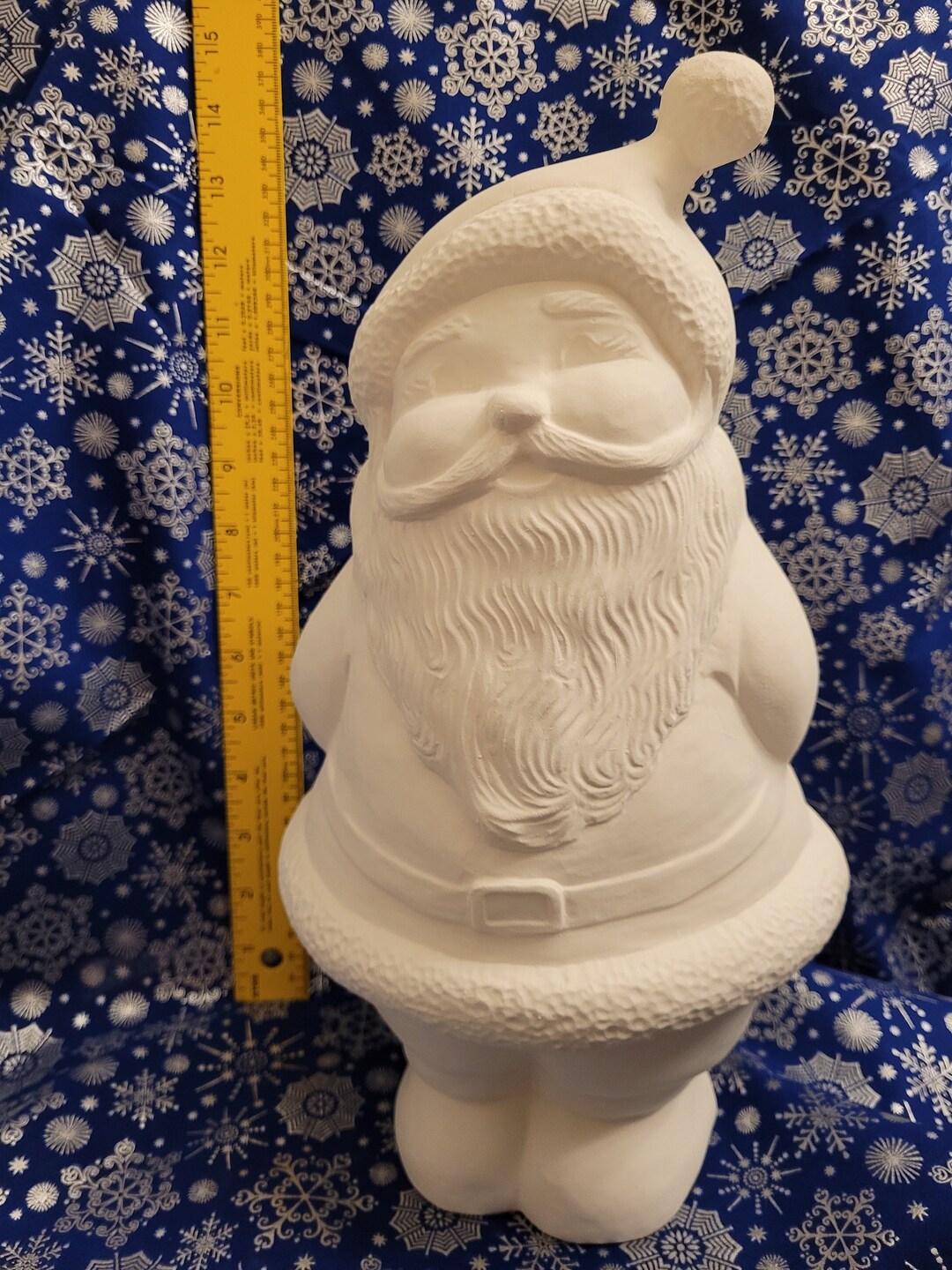 FREE USA Ship! Big Roly Poly Santa Claus! U Paint Ceramic Bisque ...