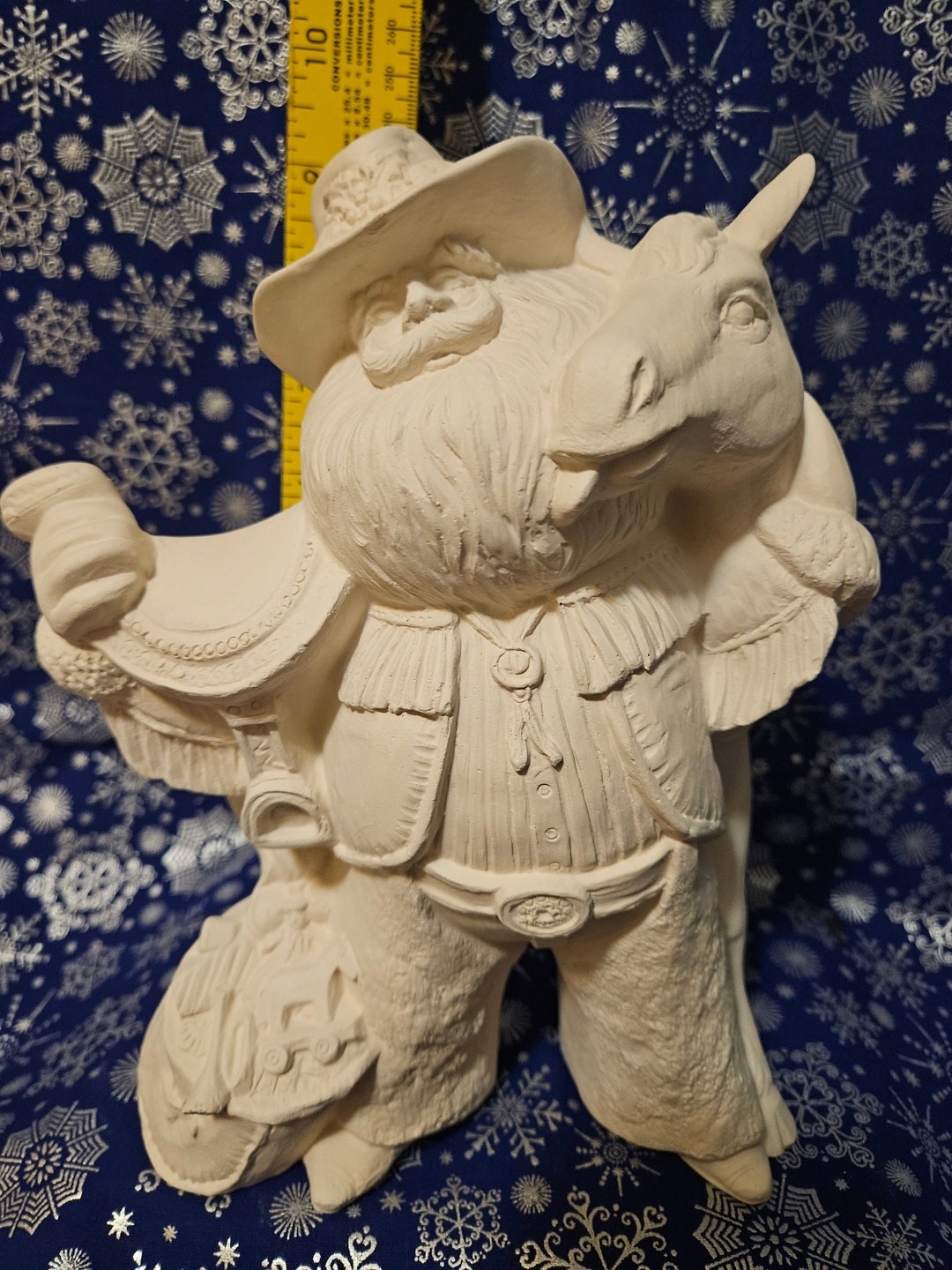 FREE USA Shipping! " Large Rodeo Cowboy Wild West Santa Claus "! U ...