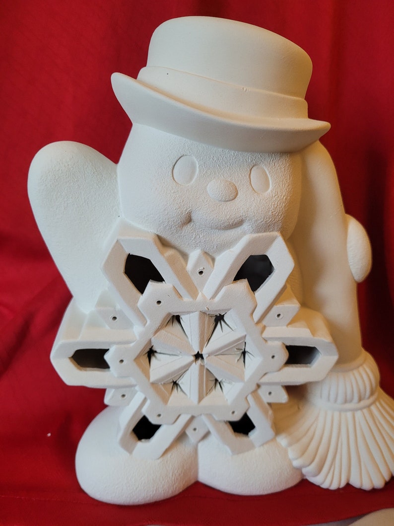 FREE USA Ship Snowflake Belly Snowman Light-up U Paint - Etsy