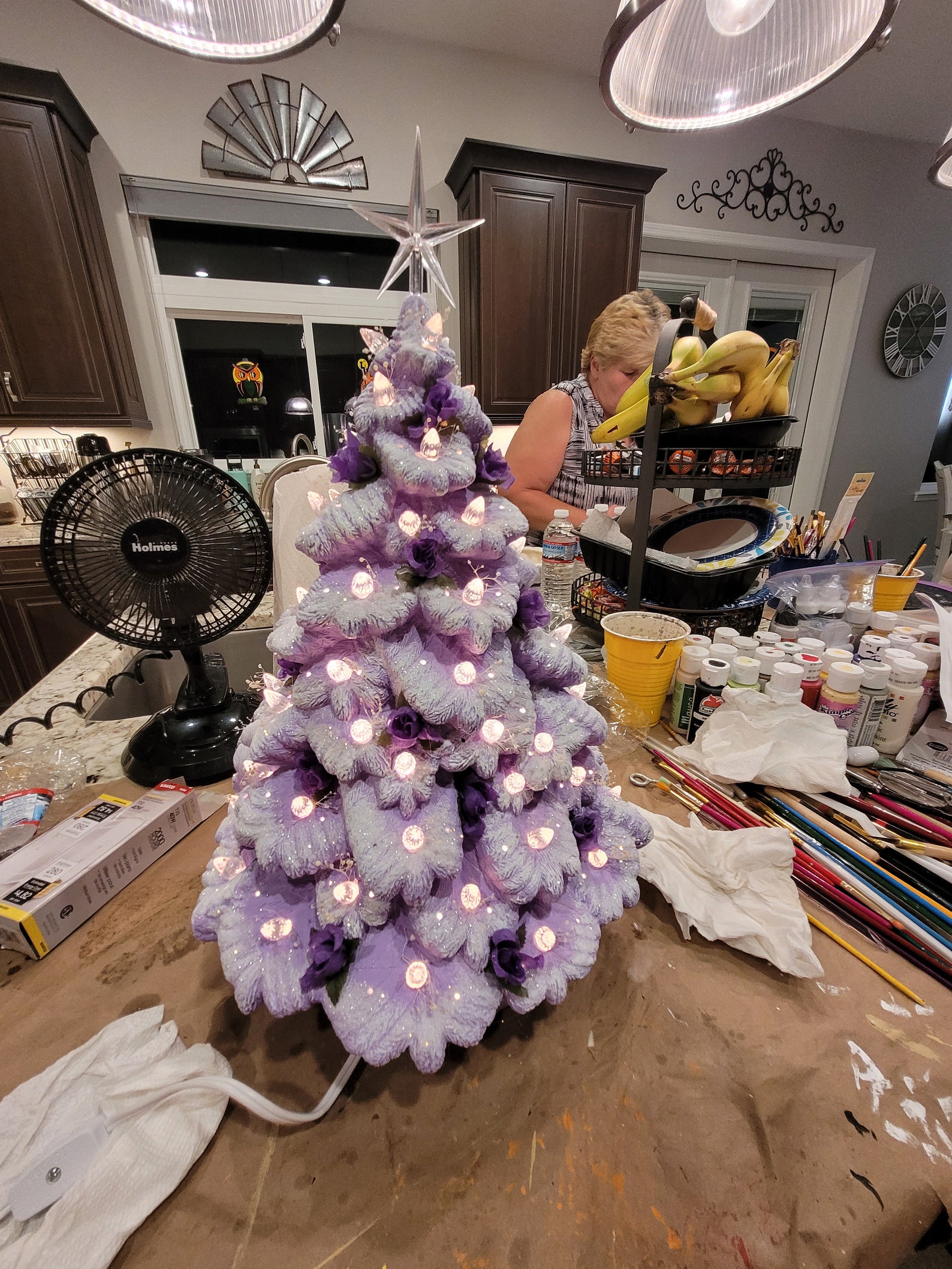 FREE USA Ship Large Lavender Spruce Christmas Tree Custom Finished WOW ...