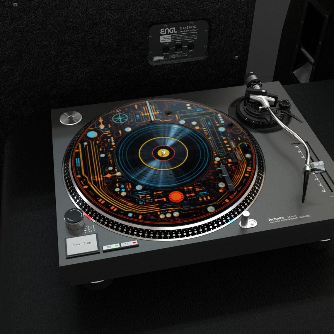 DJ Slip Mat Record Player Slipmat for Vinyl. - Etsy UK