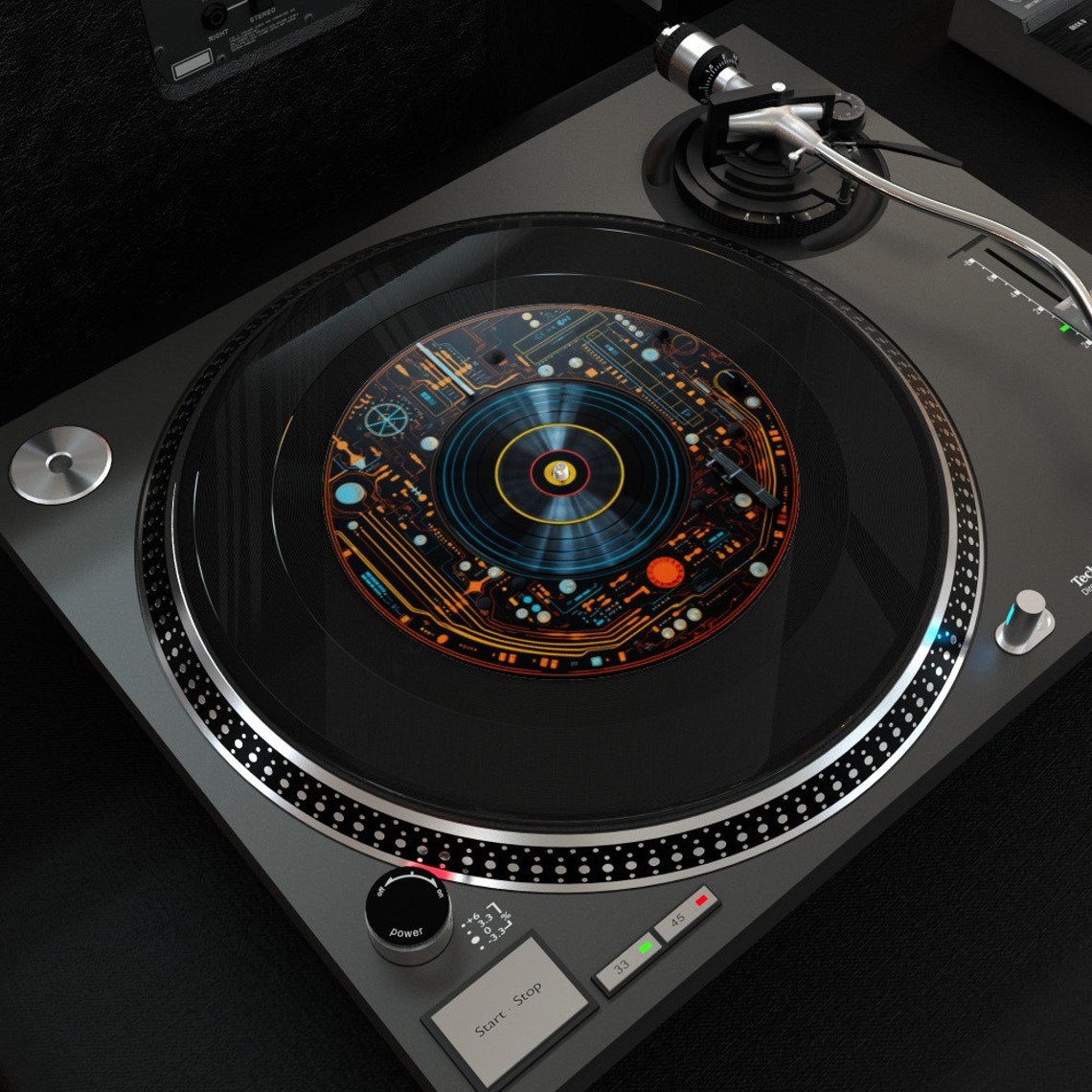 DJ Slip Mat Record Player Slipmat for Vinyl. - Etsy UK