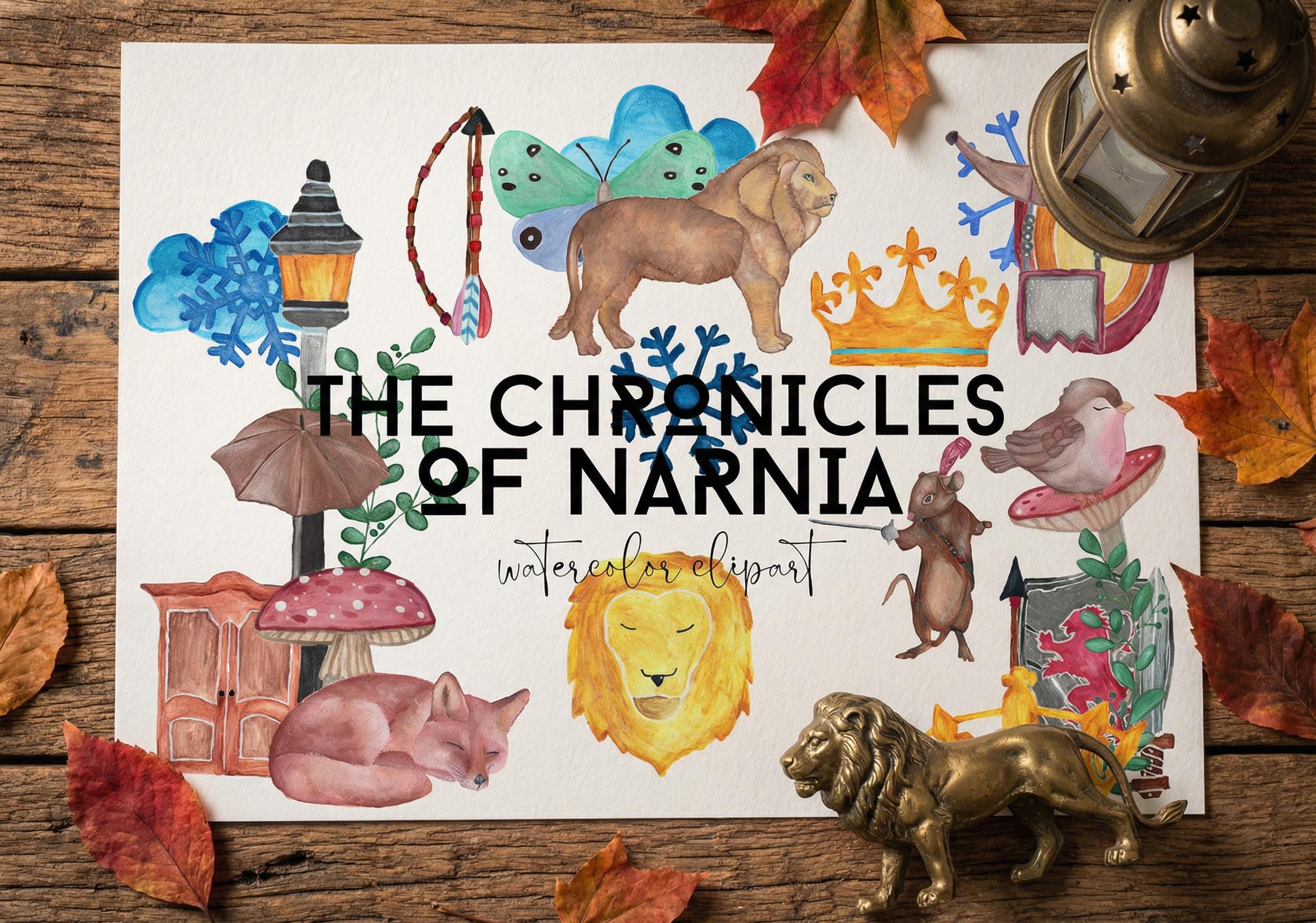 The Chronicles of Narnia | WATERCOLOR Clipart | Digital Print Art With ...