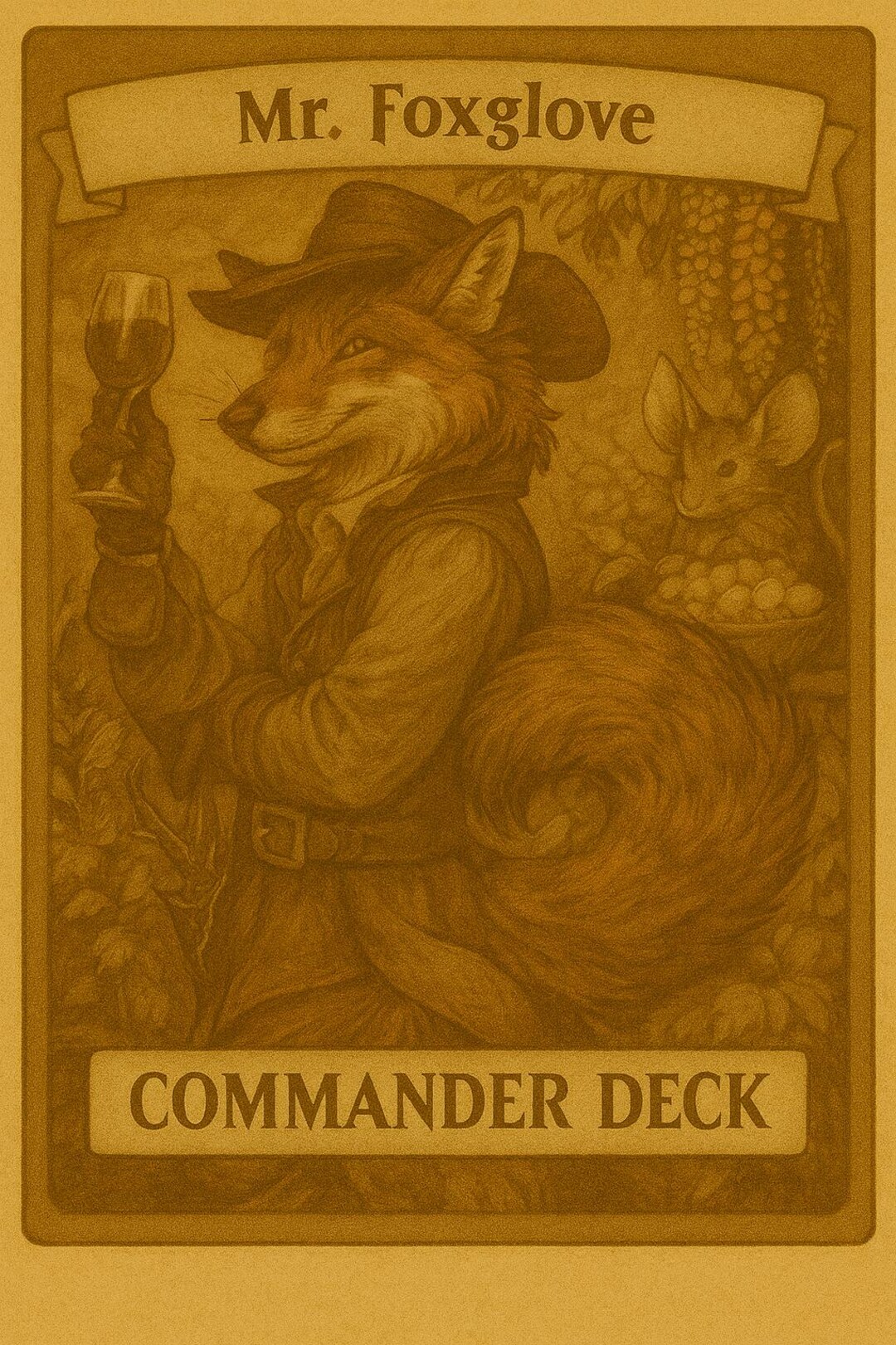Mr_foxglove_commander_deck Cute Furry Animal EDH Deck Our Elite Gold ...