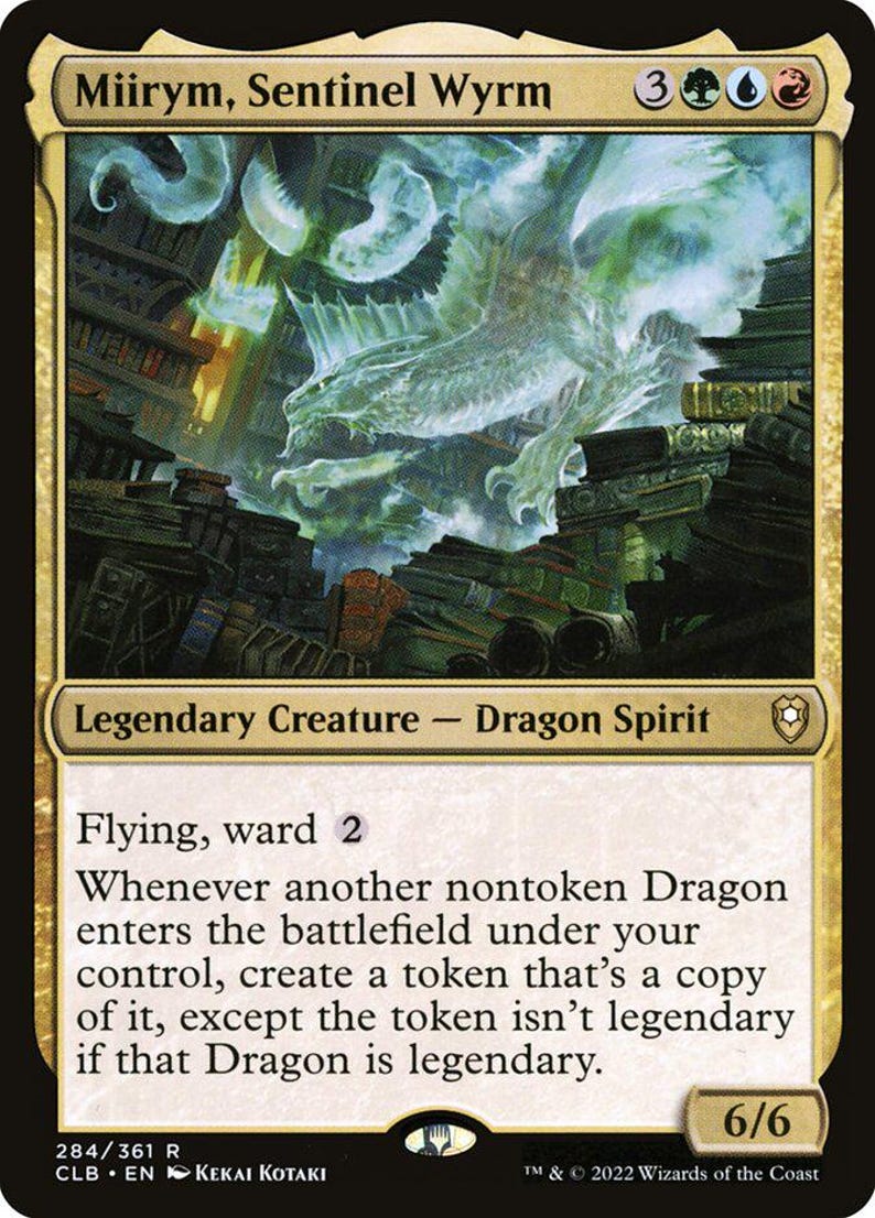 Elite EDH Miirym_sentinel_wyrm Dragon Tribal EDH Commander Deck. Our ...