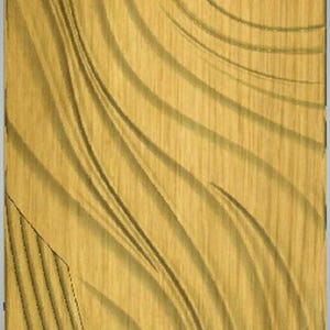 3D Wavy Door Panel | STL RLF | File for Wood | Carving MDF Cut | Modern ...