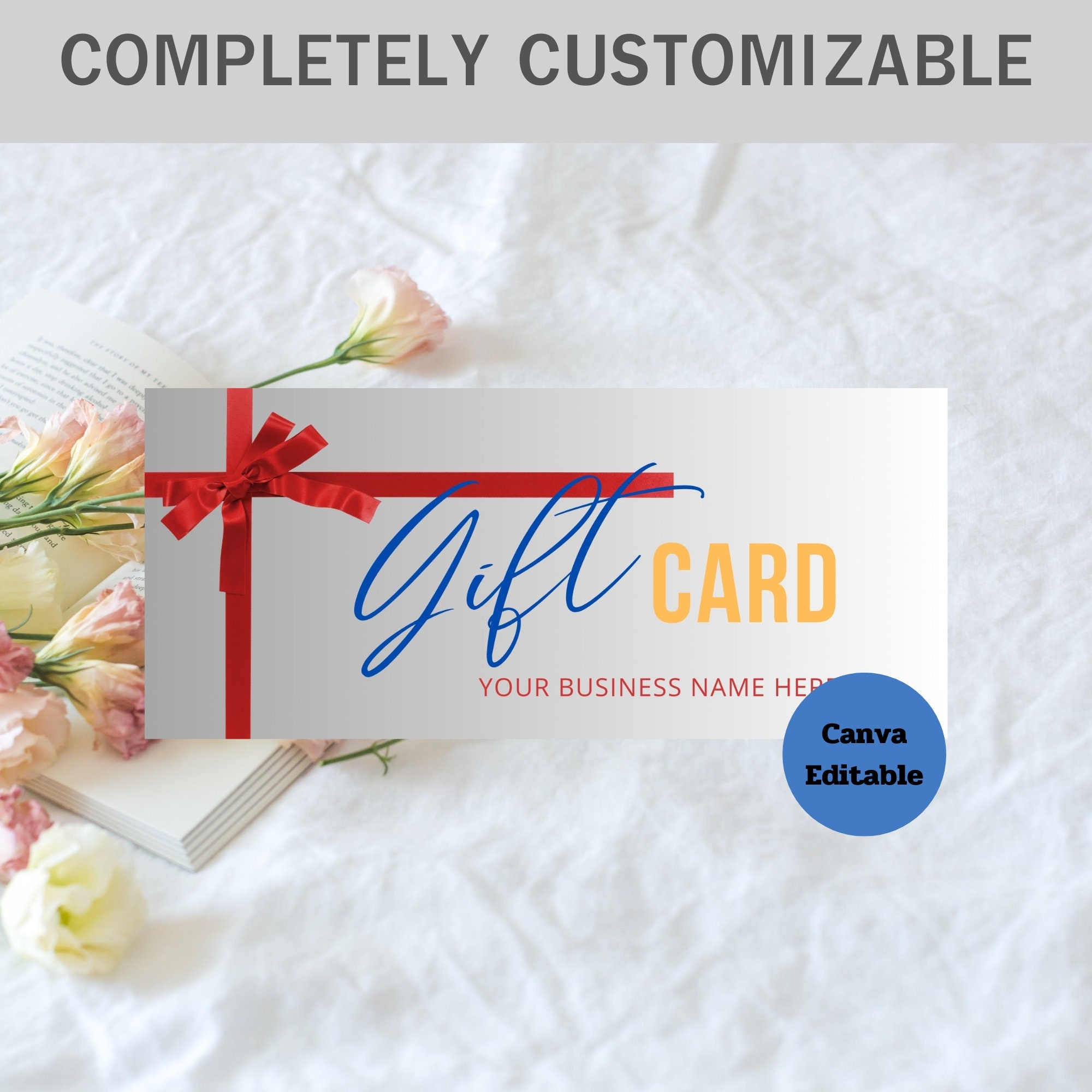 Editable Gift Certificate Template,gift Card Template,printable Gift ...