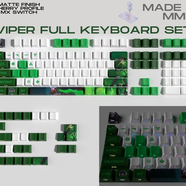 Valorant Keycaps Set - Etsy