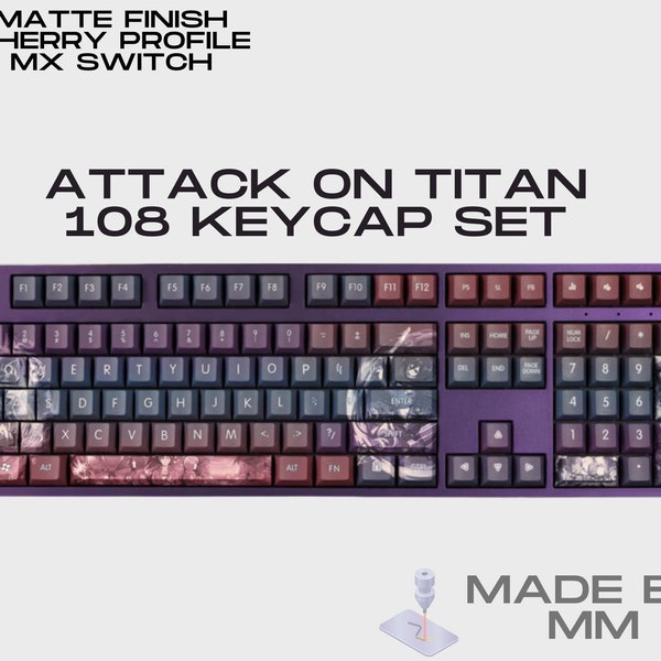 Attack on Titan Keycaps - Etsy