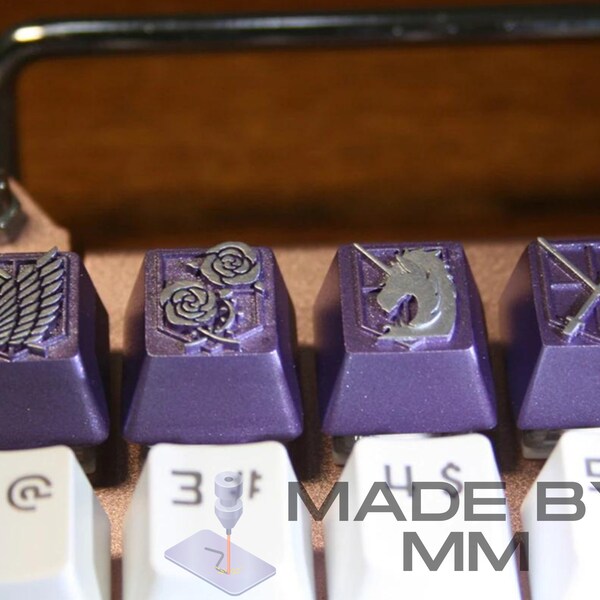 Attack on Titan Keycaps - Etsy