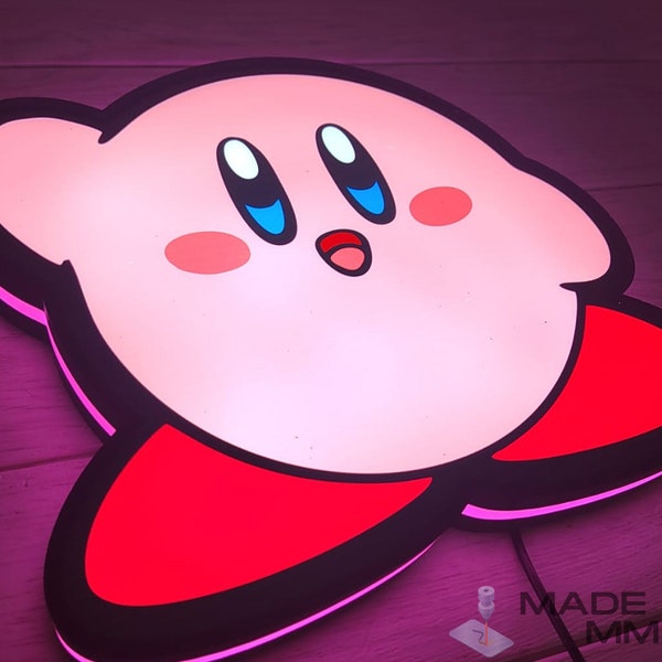 Nintendo Kirby Sign - Etsy