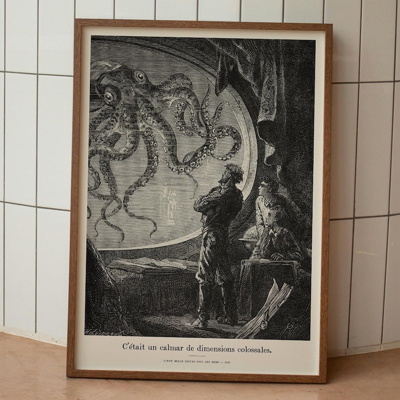 Captain Nemo Wall Art - Etsy UK