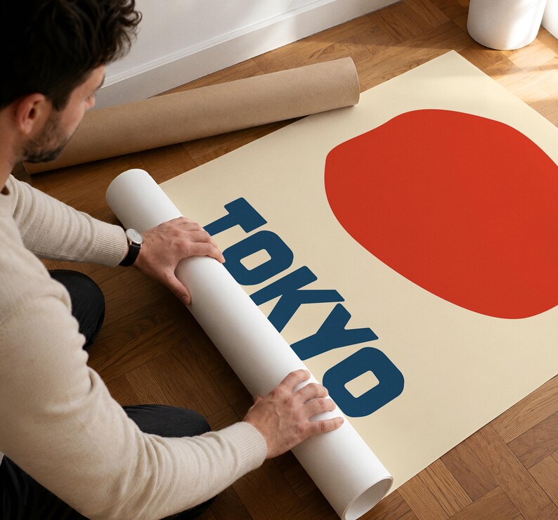 Rolled Poster Mockup PSD, ISO Ratio A1–A5, Smart Object - Etsy