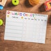 Reward Chart, Task Chart for Children, Reward Chart for Kids, Daily ...