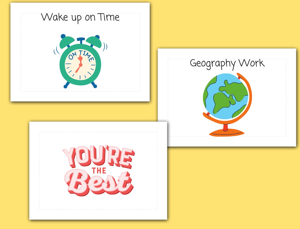 Daily Rhythm Cards Printable Bundle Morning Evening Routine - Etsy