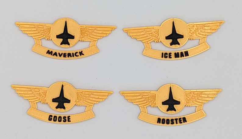 Top Gun Top Gun 2 Air Force Pins - Etsy